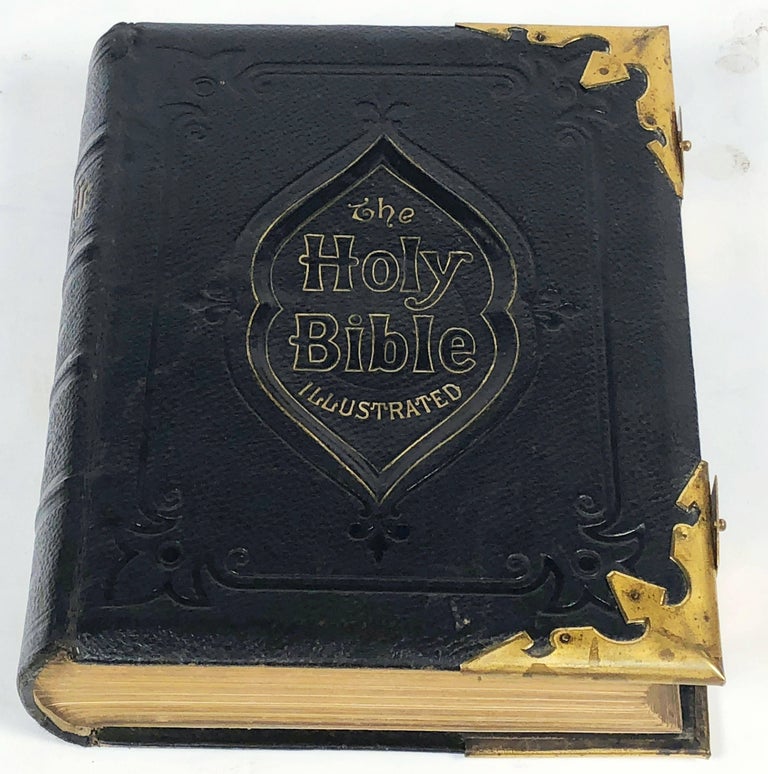 Large Scottish Holy Bible with Clasps from the 19th Century at 1stDibs