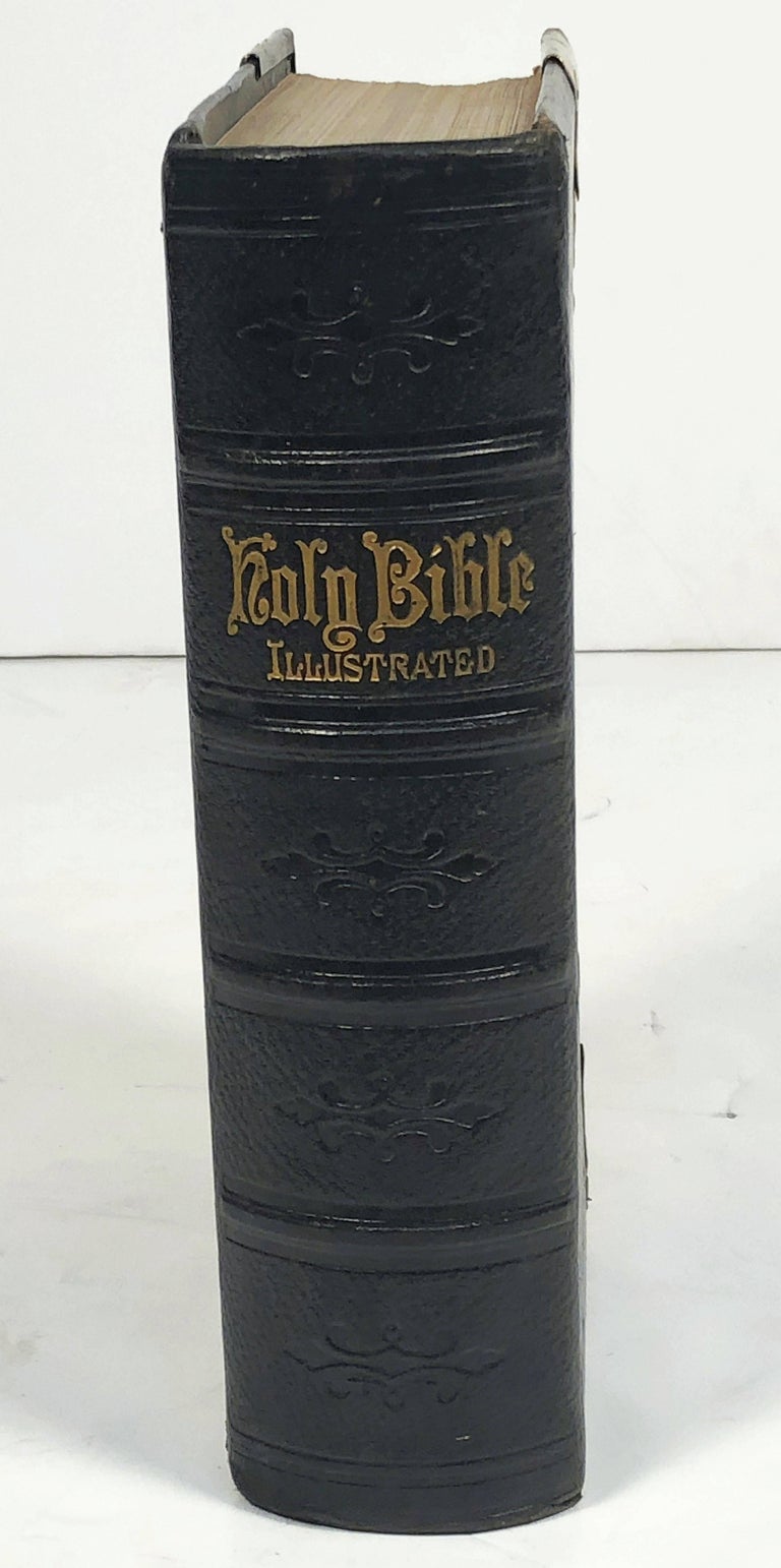 Large Scottish Holy Bible with Clasps from the 19th Century at 1stDibs
