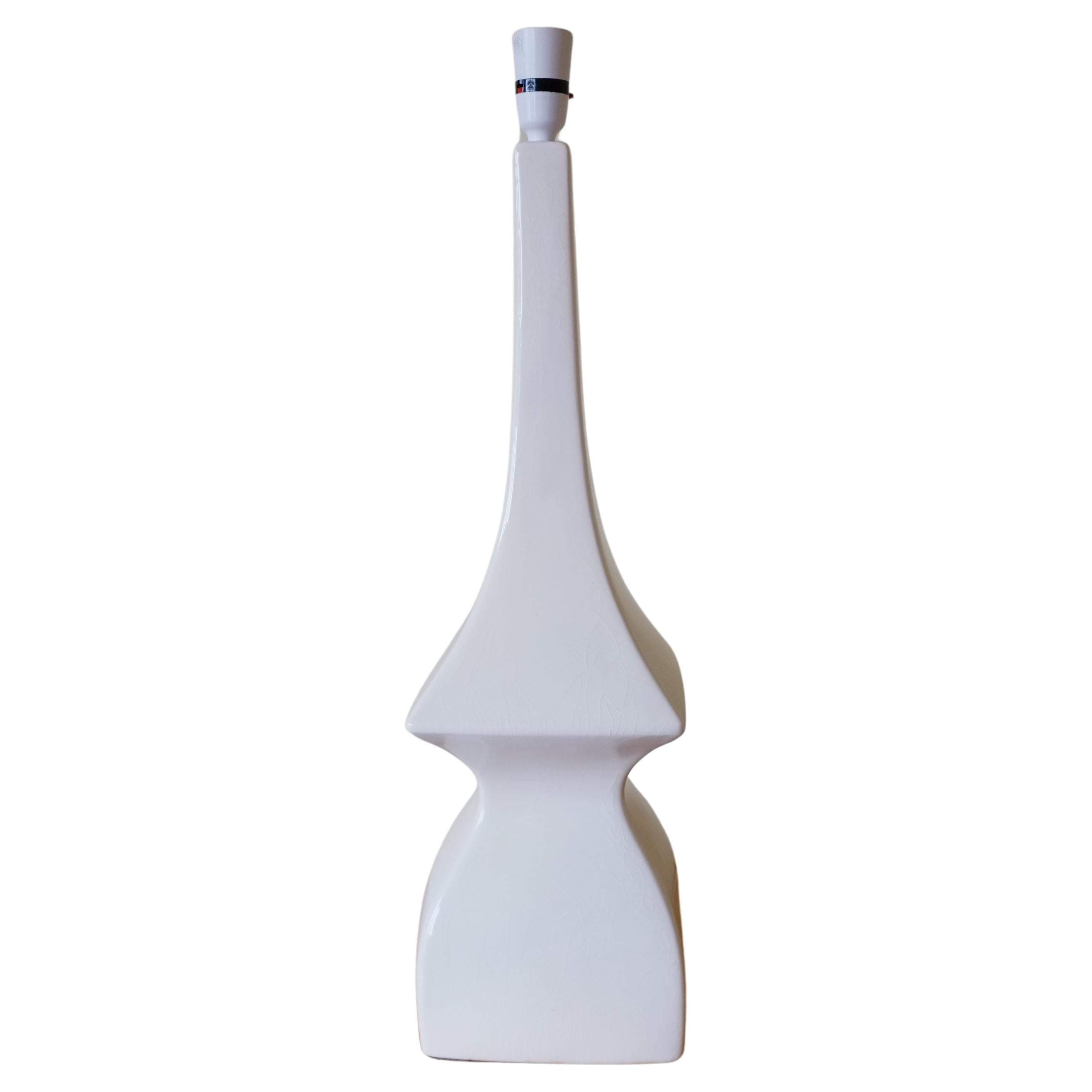 Contemporary Hand-Built Ceramic Base Oo Lamp - Skin Tone #1, Large For ...