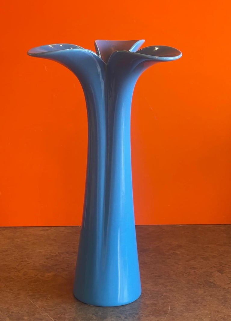 Large Sculptural Studio Ceramic Vase by George Smith For Sale at 1stDibs