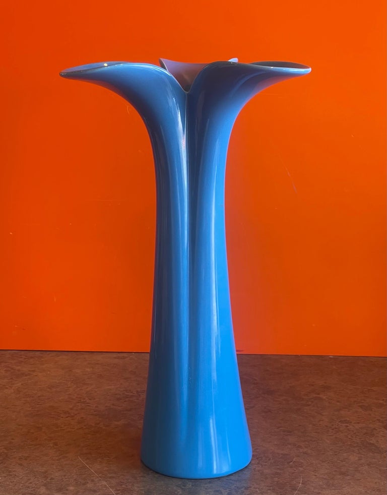 Large Sculptural Studio Ceramic Vase by George Smith For Sale at 1stDibs