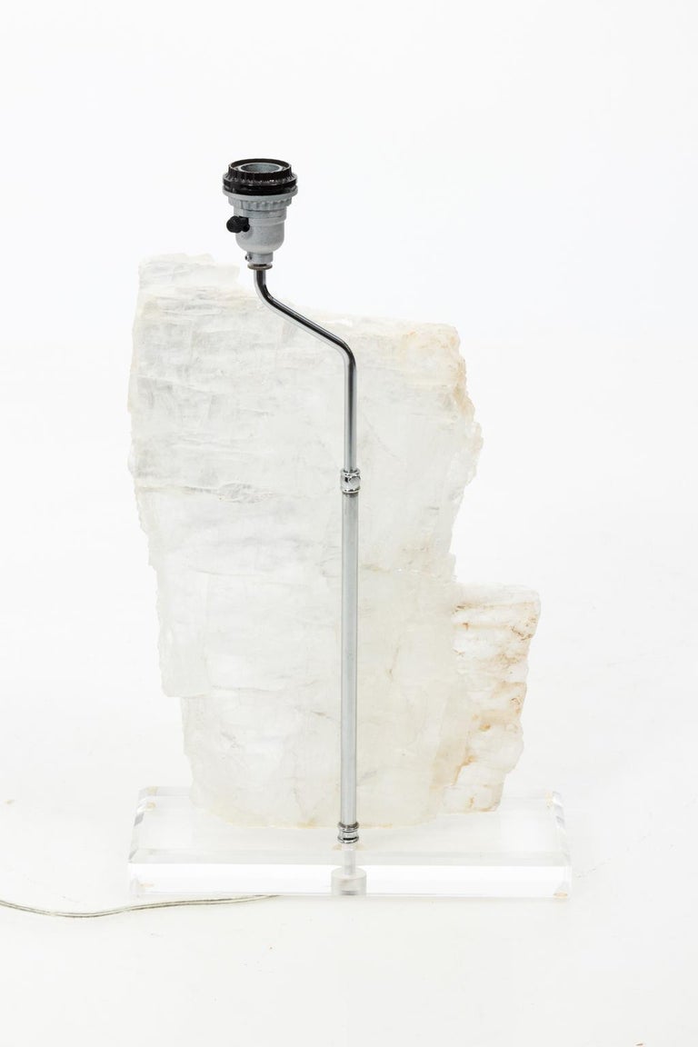 Large Selenite Lamps at 1stDibs