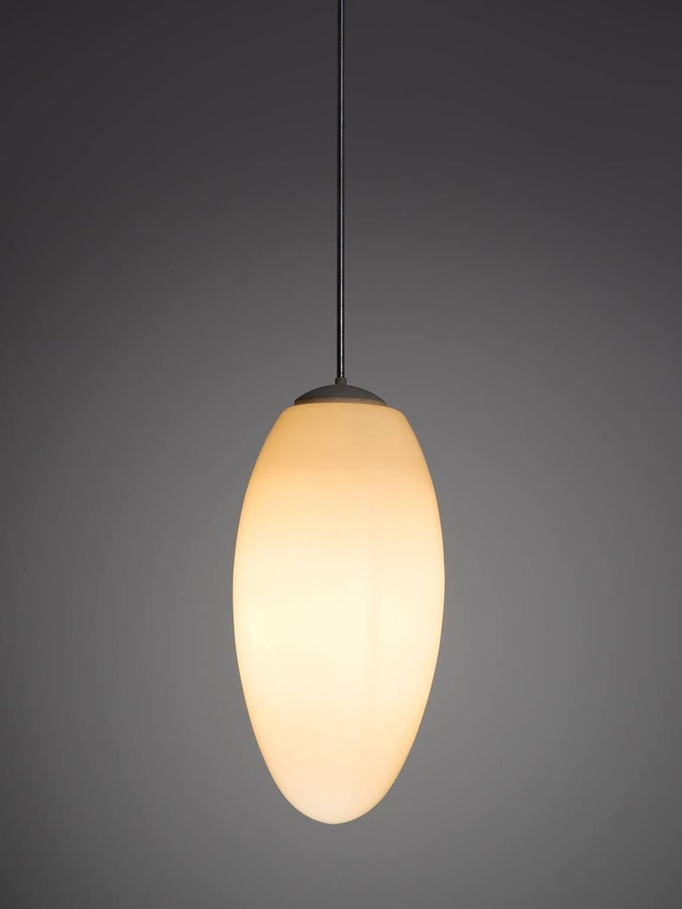 Large Set of 30 Pendants in Matt Glass For Sale at 1stDibs