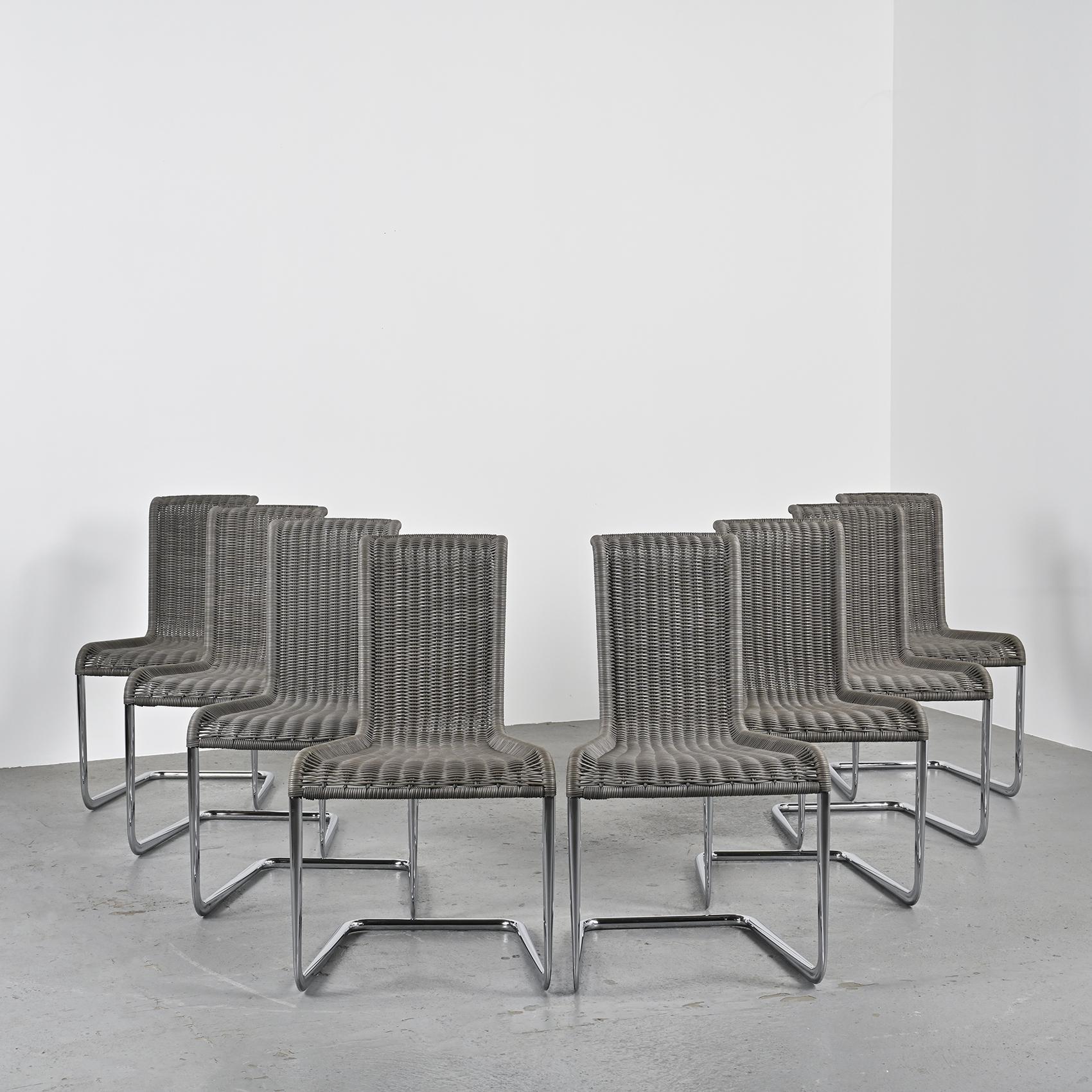Large set of 8 B20 chairs, Tecta circa 1980 For Sale at 1stDibs