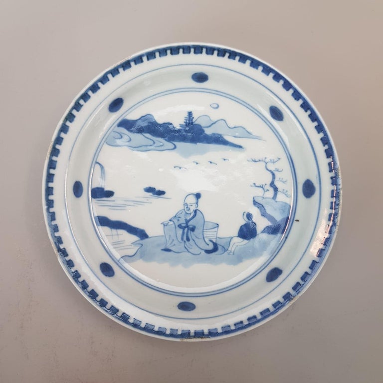 Large Set of Chinese 17th Century Porcelain Ming Dynasty Plates ...