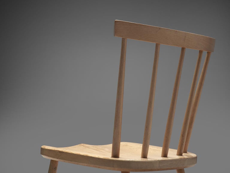 Large Set of Ercol Beech Dining Chairs at 1stDibs