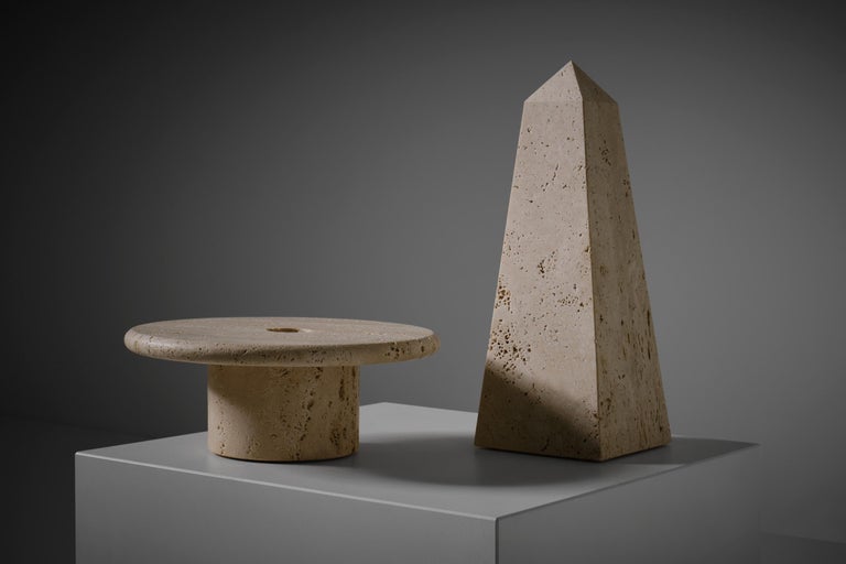 Large set of Travertine objects by Lyda Levi, Italy 1970s For Sale at ...