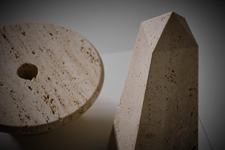 Large set of Travertine objects by Lyda Levi, Italy 1970s For Sale at ...