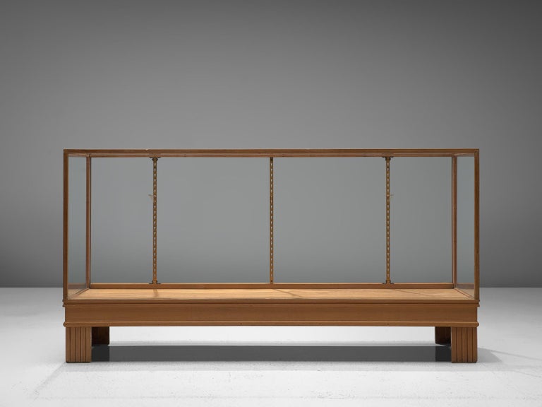Large Showcase in Oak and Glass For Sale at 1stDibs