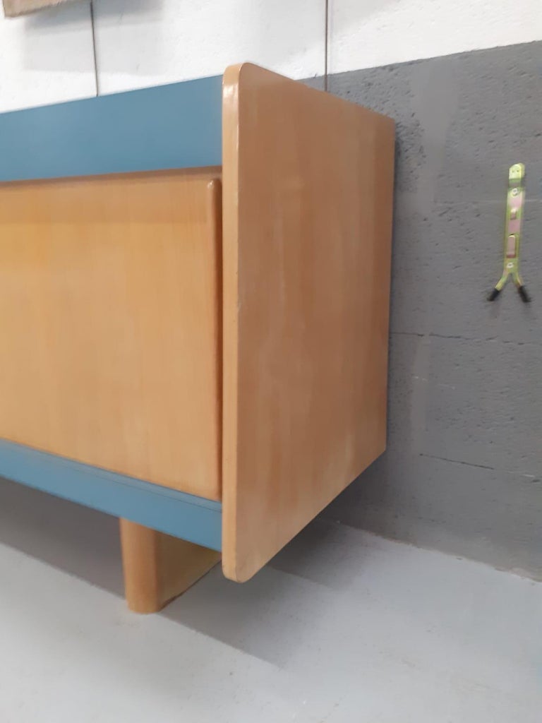 Large Sideboard in Ash and Formica circa 1950 For Sale at 1stDibs