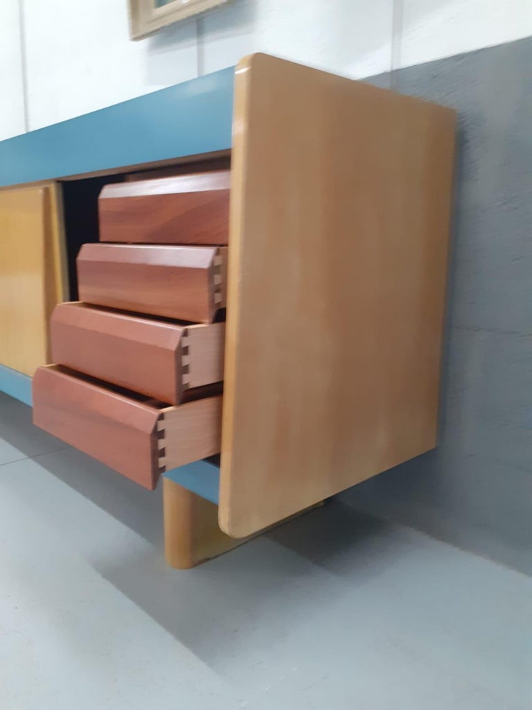 Large Sideboard in Ash and Formica circa 1950 For Sale at 1stDibs