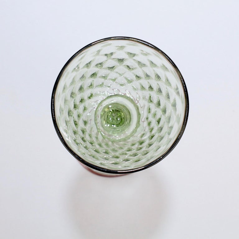 Large Signed Alan Goldfarb American Art Glass Venetian Style Glass ...