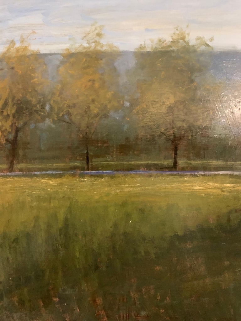 Large Signed Seth Winegar Original Oil Landscape Painting Titled “Farm ...