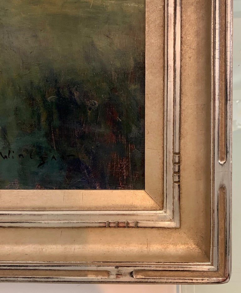 Large Signed Seth Winegar Original Oil Landscape Painting Titled “Farm ...