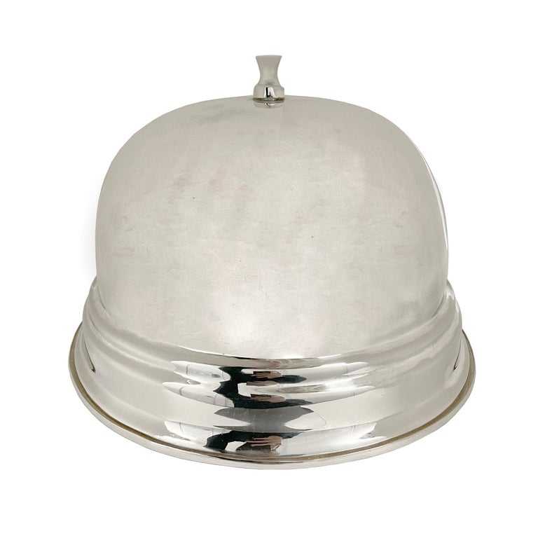 Large Silver Food Dome For Sale at 1stDibs | silver dome over food