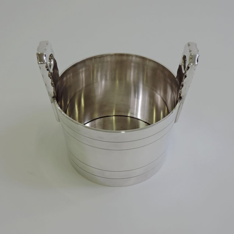 Large Silver Ice Bucket, Italy, 1940s For Sale at 1stDibs | big silver ...