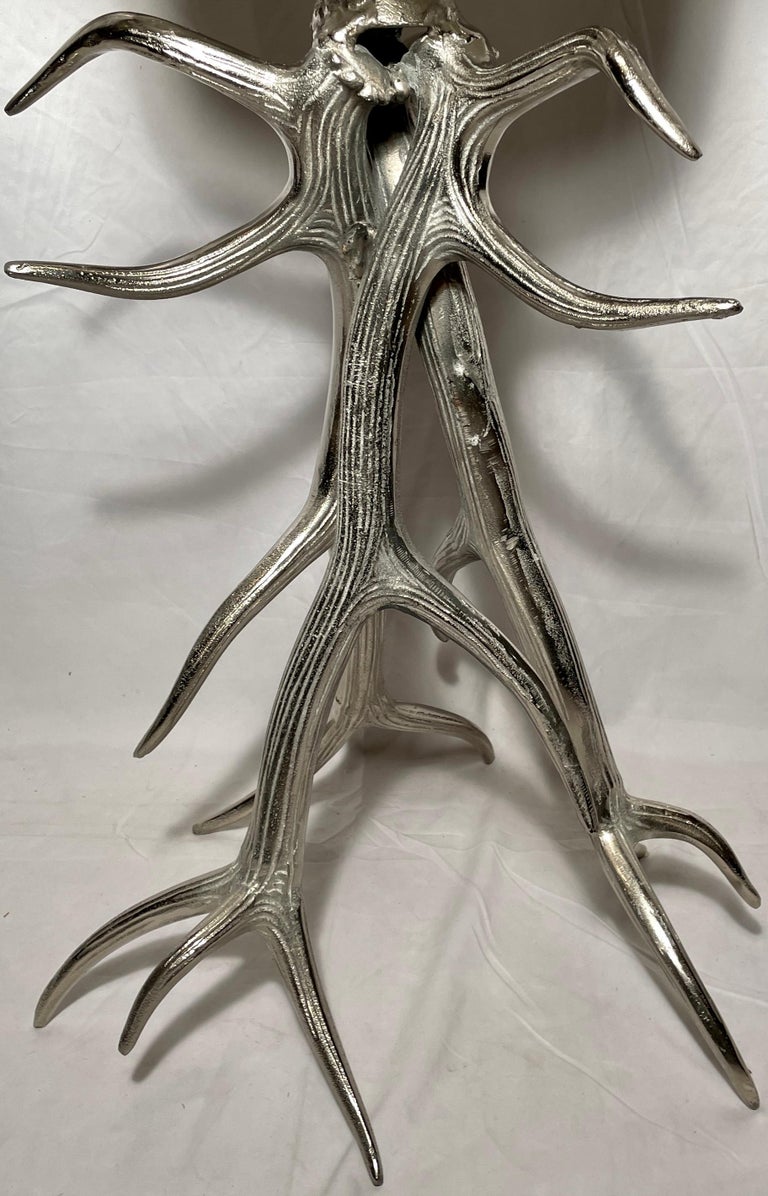 Large Silver Stag Standing Ice Bucket For Sale at 1stDibs