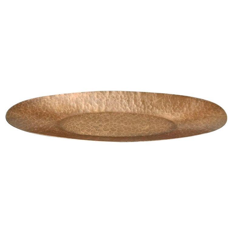 Large size German Mid-century modern copper plate, 1960's (50204) For ...