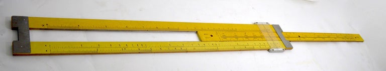 Large Slide Ruler by Pickett for Display or Teaching Aid at 1stDibs