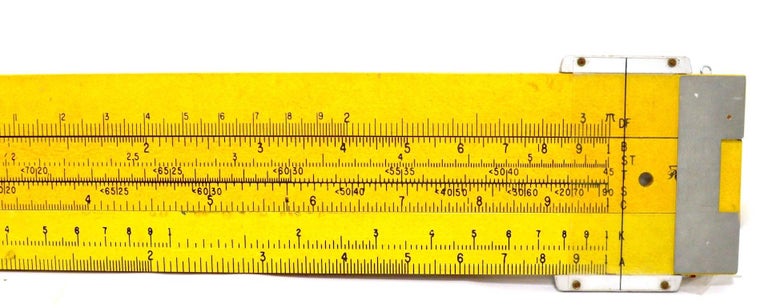 Large Slide Ruler by Pickett for Display or Teaching Aid at 1stDibs