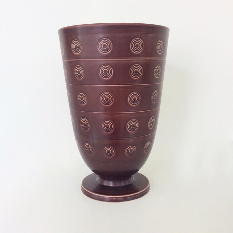 Large Solbjerg Vase by Nils Thorsson for Royal Copenhague, circa 1930 ...