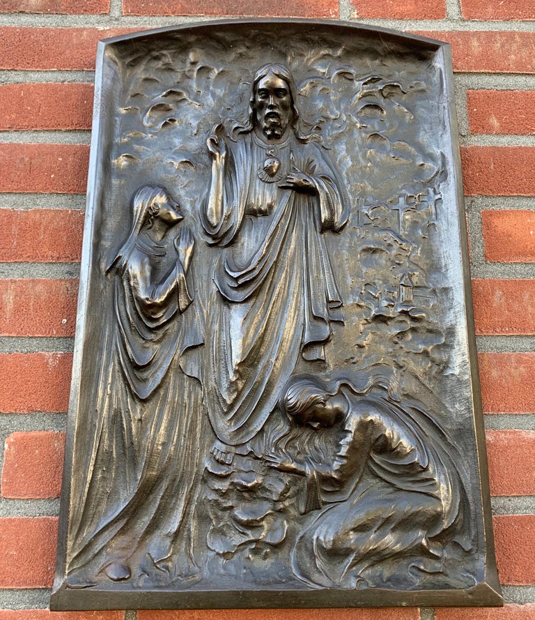 Large, Solid Bronze Wall Sculpture / Plaque, the Resurrection of Jesus ...