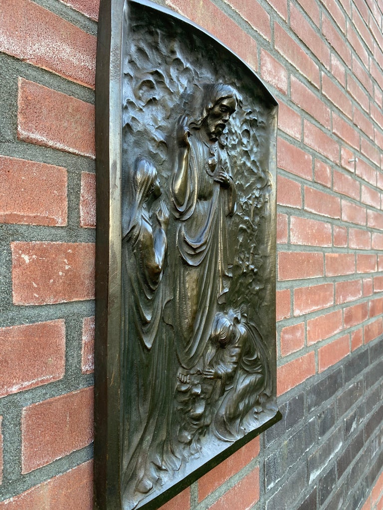 Large, Solid Bronze Wall Sculpture / Plaque, the Resurrection of Jesus ...