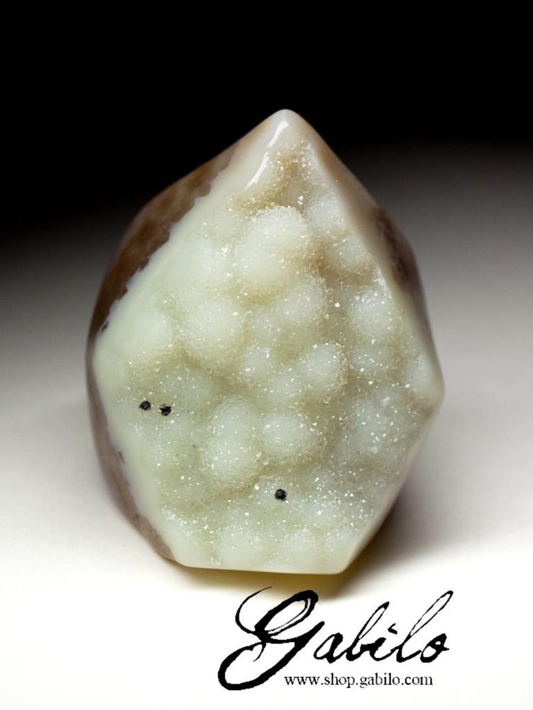 Large Solid Quartz Ring Raw Uncut Stone Polychrome Bicolor For Sale at ...