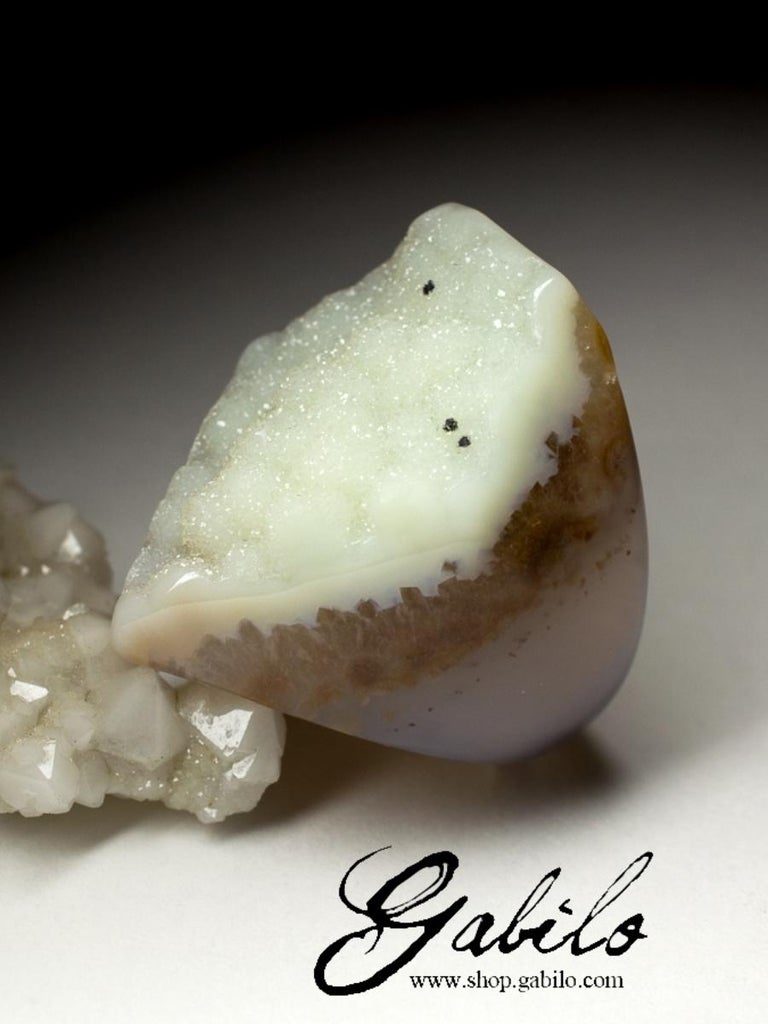 Large Solid Quartz Ring Raw Uncut Stone Polychrome Bicolor For Sale at ...