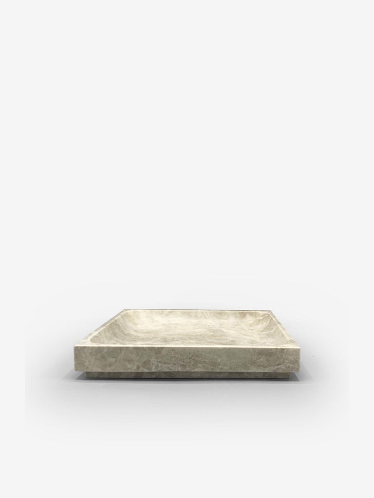 Large Square Marble Tray For Sale at 1stDibs