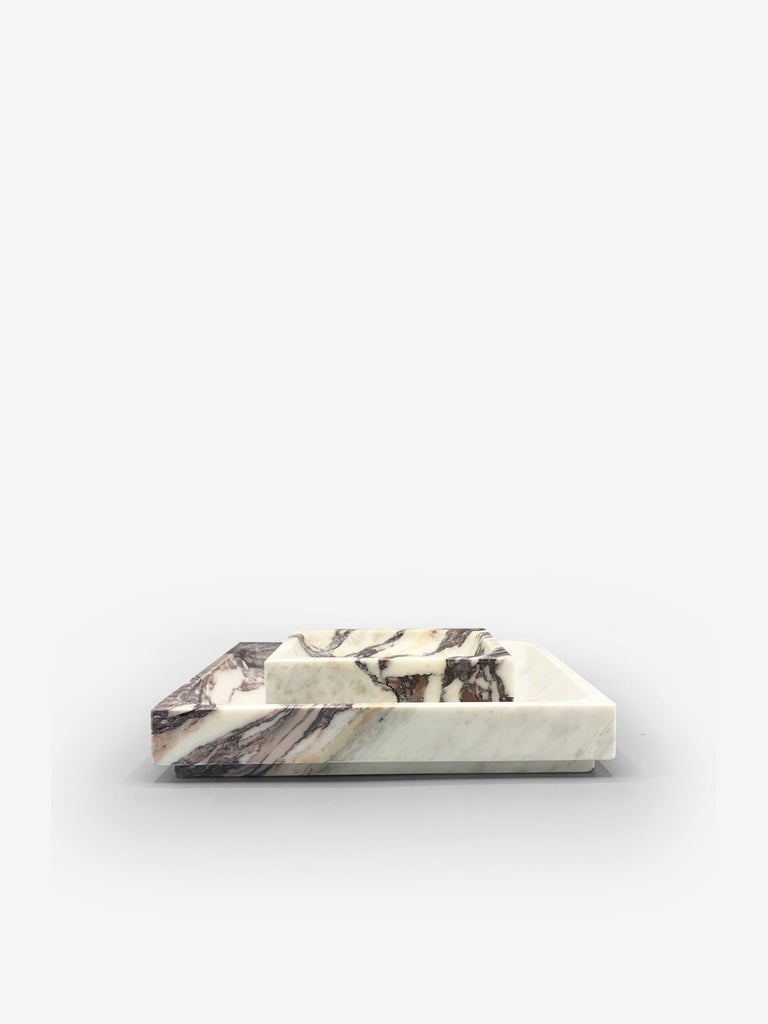 Large Square Marble Tray For Sale at 1stDibs