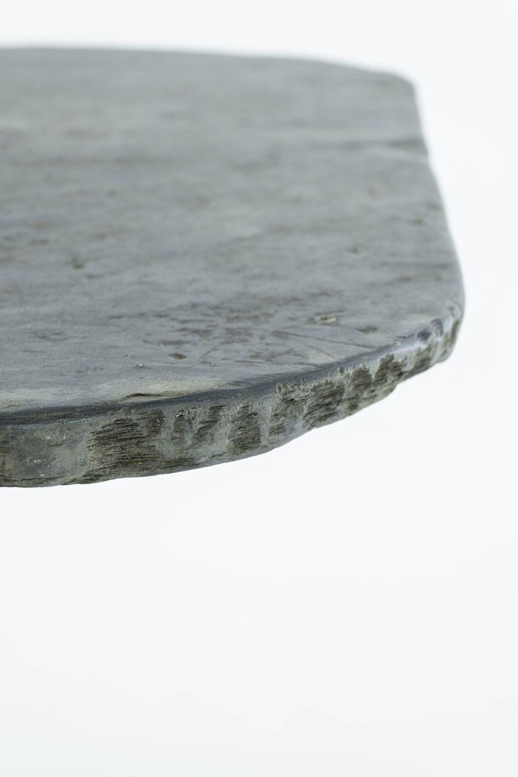 Large Square Vintage Slate Table at 1stDibs