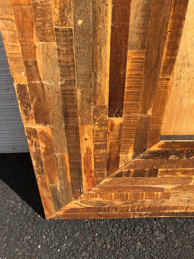 Huge Square Wooden Frame for a large Mirror or Artwork For Sale at 1stDibs