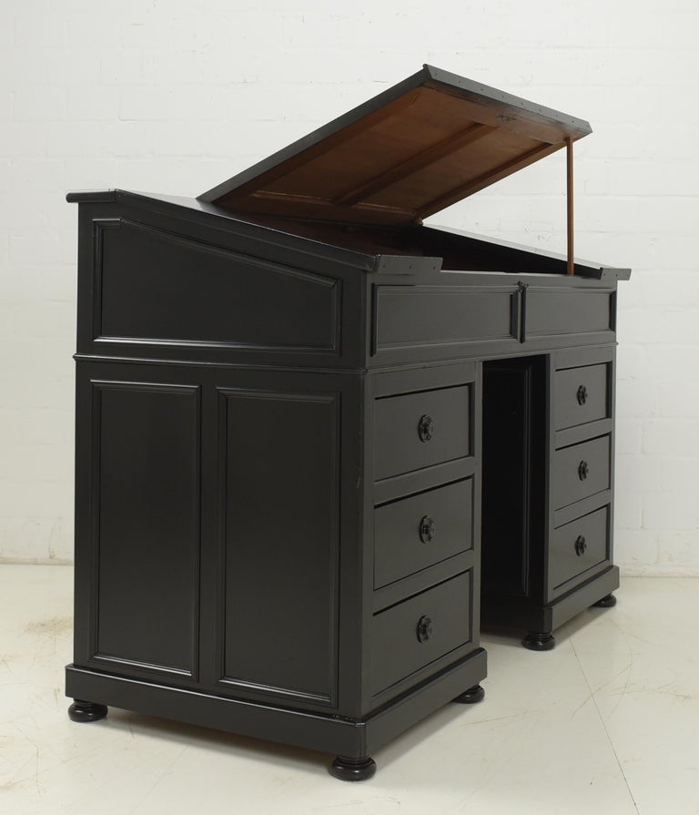 Large Standing Desk / Reception Desk / Secretary Desk, circa 1880 For ...