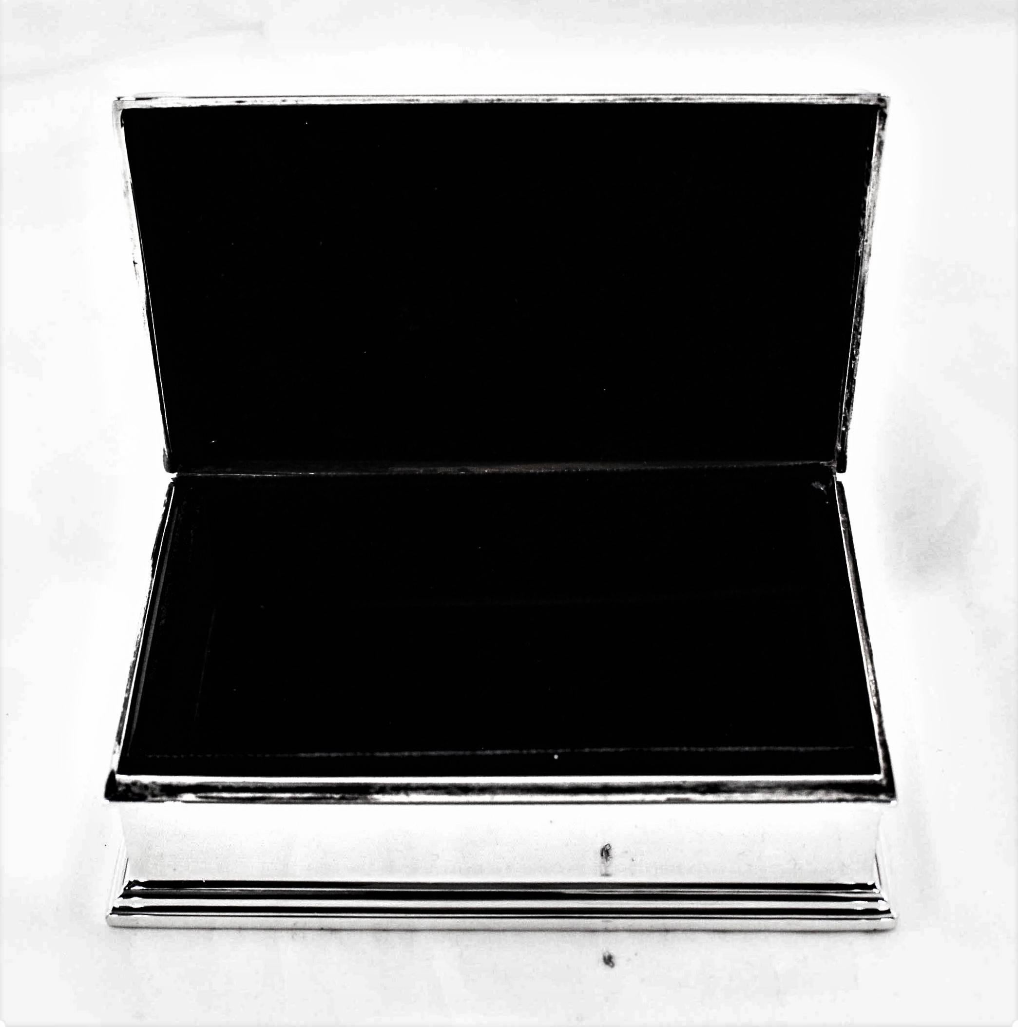 Large Sterling Jewelry Box at 1stDibs