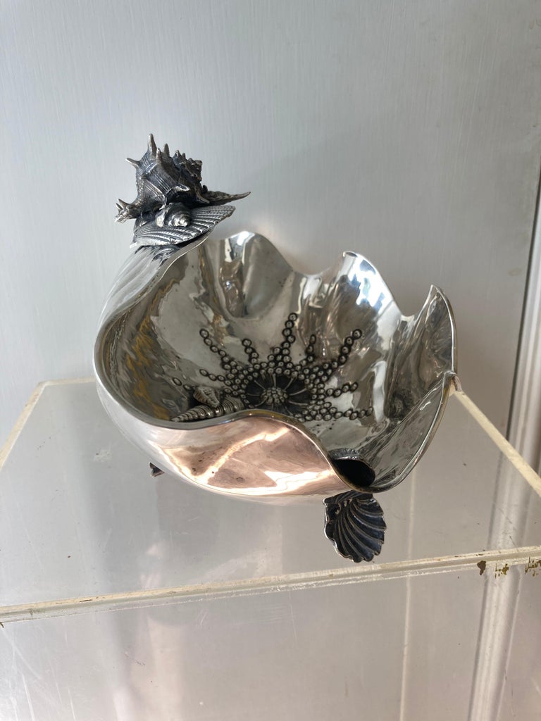 Large Sterling Shell For Sale at 1stDibs