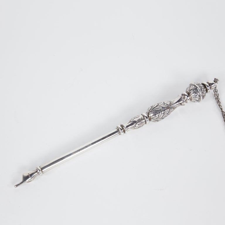 Large Sterling Silver Jewish Yad Torah Pointer at 1stDibs | yad torah ...