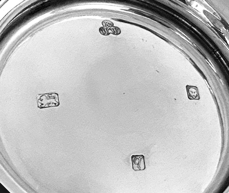 Large Sterling Silver Jug Georgian Style London Wakely and Wheeler 36. ...