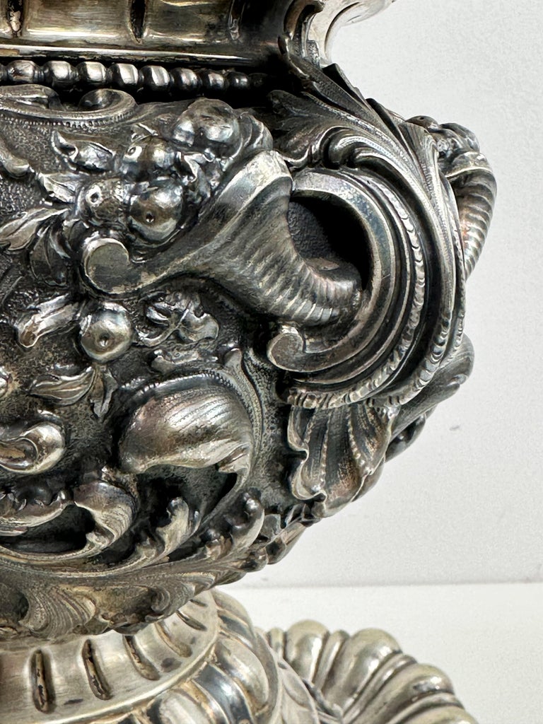 Large Sterling Silver Samovar 6.5kg For Sale at 1stDibs