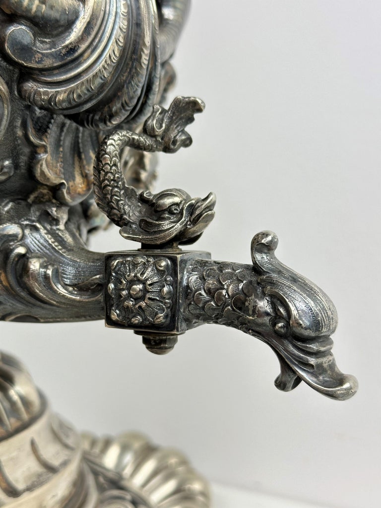 Large Sterling Silver Samovar 6.5kg For Sale at 1stDibs