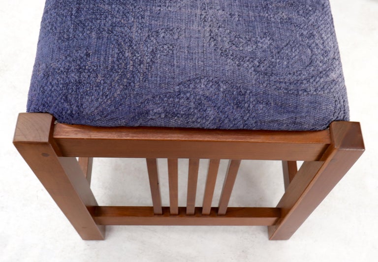 Large Stickley Cherry Reclining Chair and Ottoman For Sale at 1stDibs