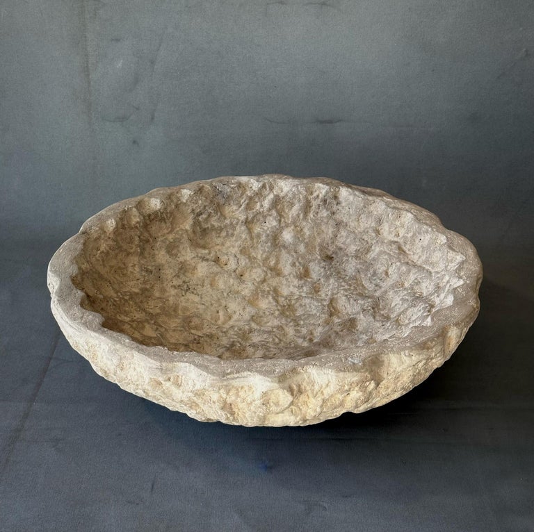 Large Stone Bowl For Sale at 1stDibs