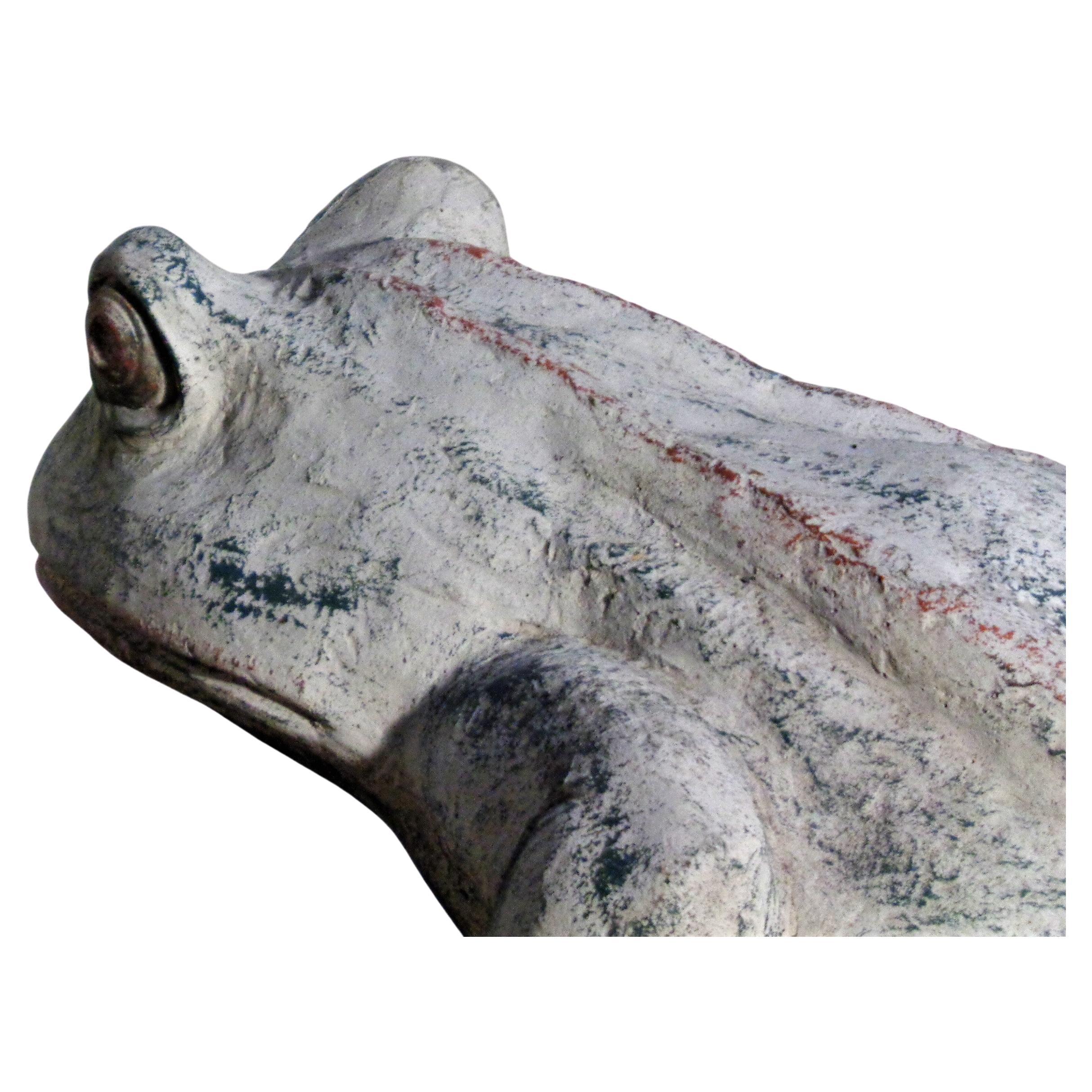 Large Stone Bull Frog for Garden Pond, Circa 1980 For Sale at 1stDibs