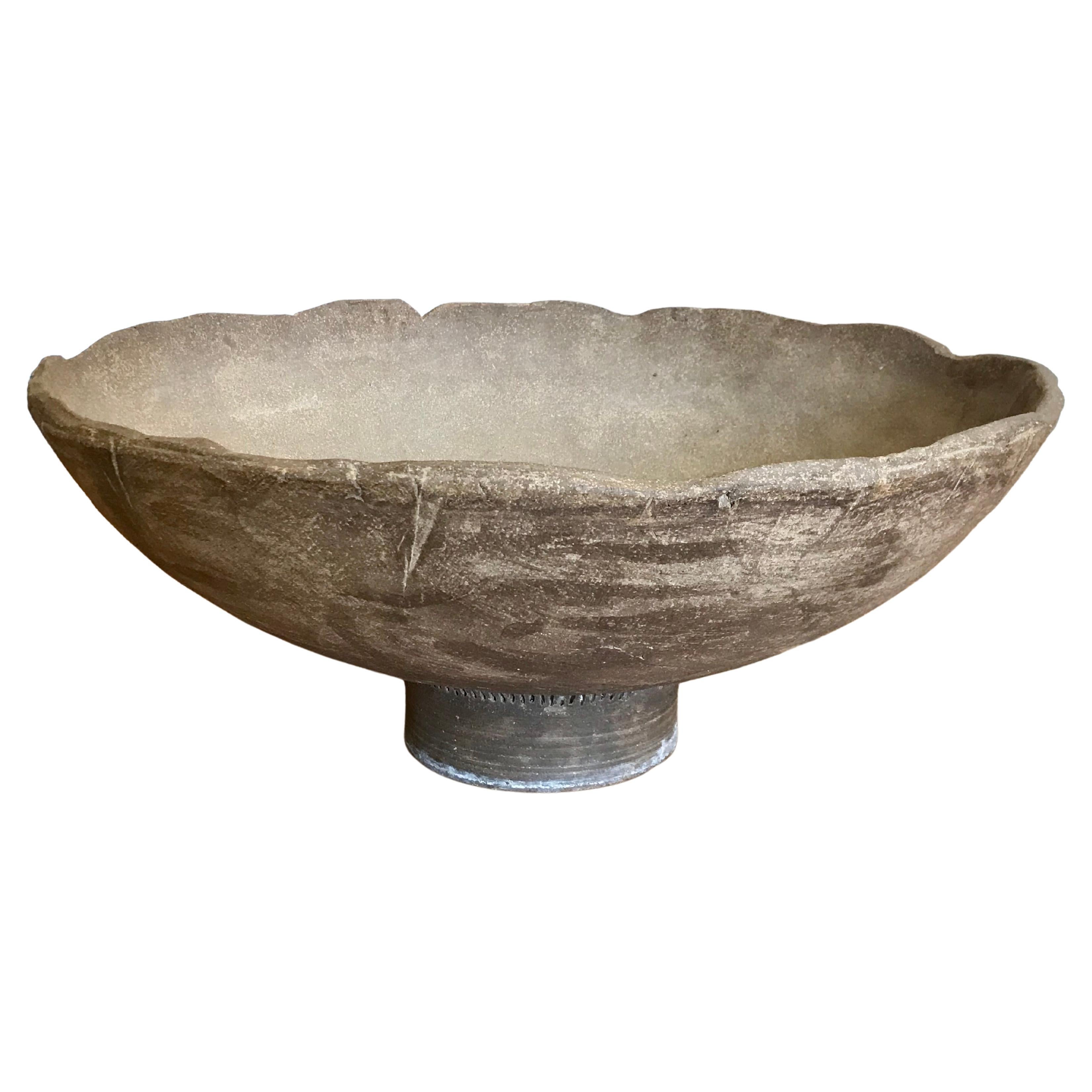 A Stoneware Ceramic Pinch Pot by Stan Bitters at 1stDibs