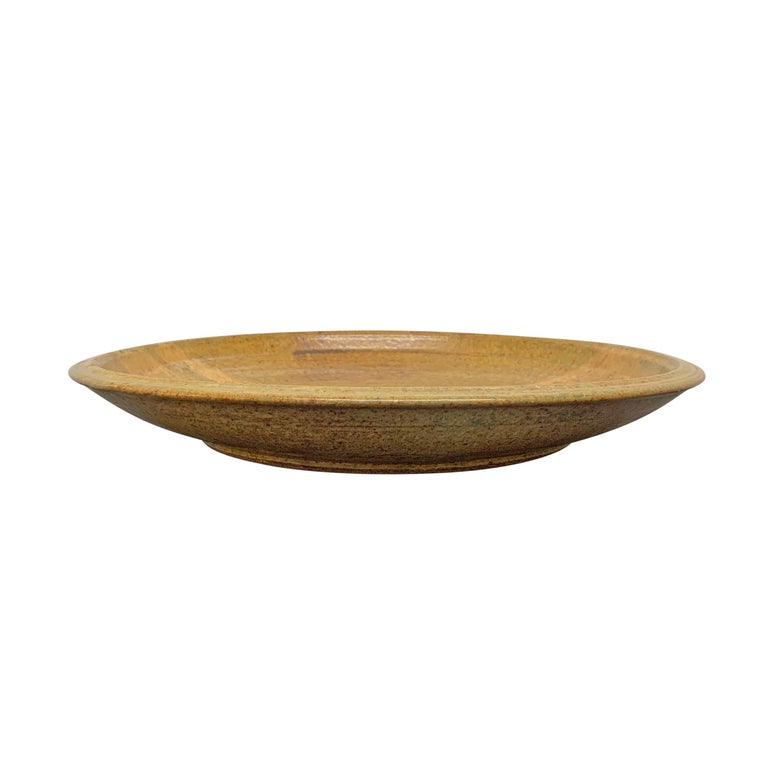 Large Studio Pottery Platter at 1stDibs