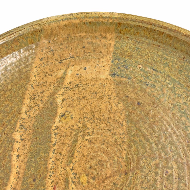 Large Studio Pottery Platter at 1stDibs