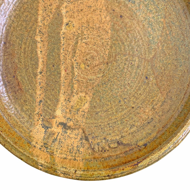 Large Studio Pottery Platter at 1stDibs