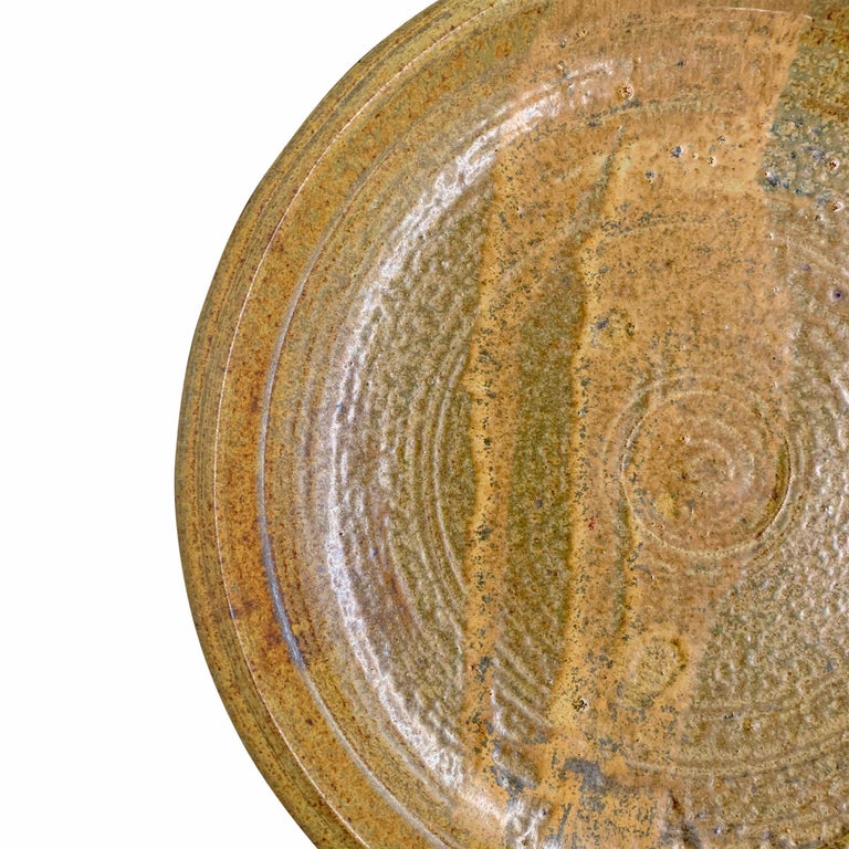 Large Studio Pottery Platter at 1stDibs