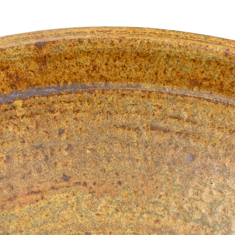 Large Studio Pottery Platter at 1stDibs