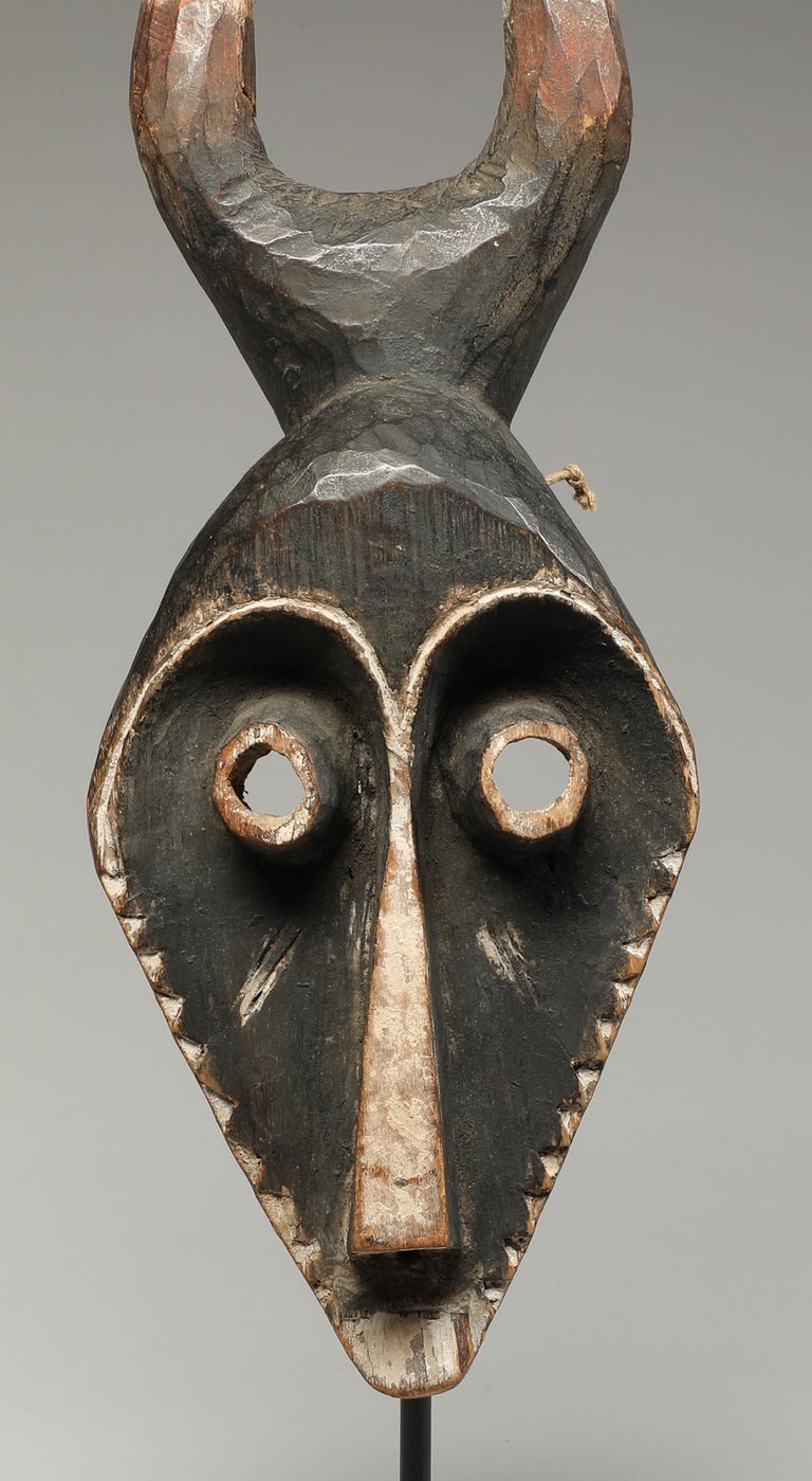 Large Stylized Eastern Pende Antelope Mask with Long Face, Early 20th ...
